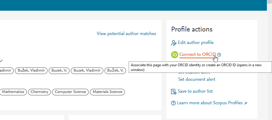 SCOPUS Author ID - Ústredná knižnica SAV